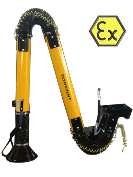 Aspirazione esalazioni e polveri in ambienti atex